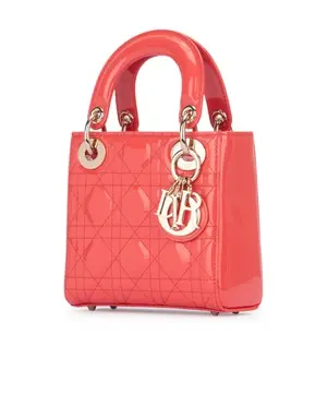 Dior Mini Lady Handbag - Red