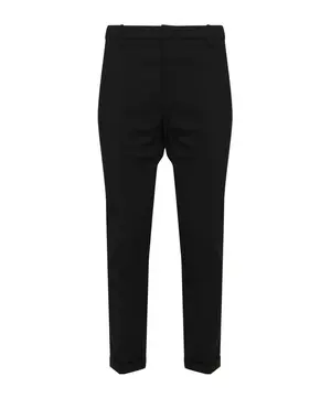 DONDUP Low Rise Tailored Trousers - Black