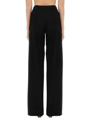 PT TORINO Wide Leg Pleated Trousers