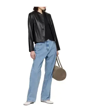 Loulou De Saison Leather Button Jacket