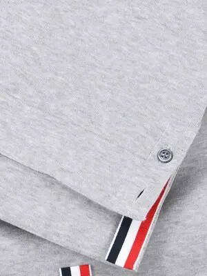 Thom Browne 4-bar Stripe Knitted Polo Shirt