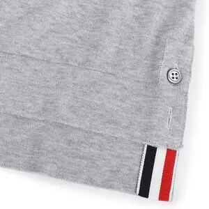 Thom Browne 4-bar Stripe Knitted Polo Shirt