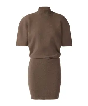 Jacquemus High Neck Knitted Dress