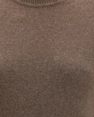 Jacquemus High Neck Knitted Dress - Brown