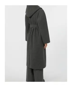 Max Mara Cashmere And Wool Hooded Coat