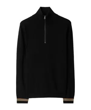 Burberry Zip Up Knitwear For Men