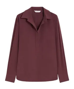 Max Mara Long-sleeved Shirt - Cherry Color