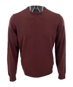 Emporio Armani Round Neck Long Sleeve Sweater