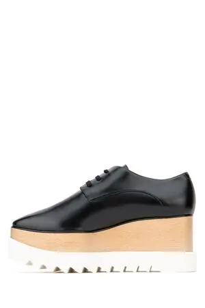 Stella McCartney Elyse Lace-up Platform Shoes - Black