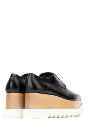 Stella McCartney Elyse Lace-up Platform Shoes - Black