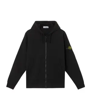 Stone Island Zip-up Drawstring Hoodie