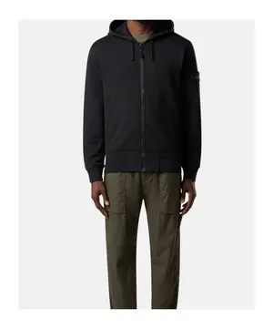 Stone Island Zip-up Drawstring Hoodie