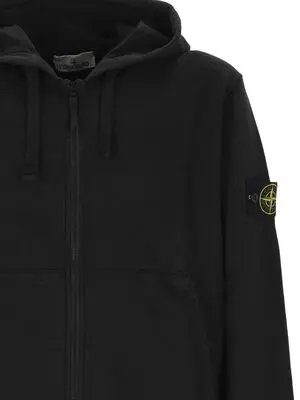 Stone Island Zip-up Drawstring Hoodie