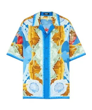 Versace Pattern-printed Short-sleeved Shirt