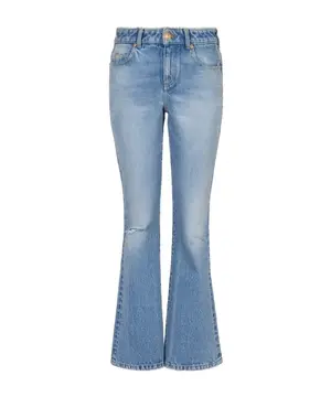 Balmain Flared Denim Jeans - Blue