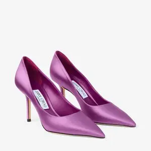 JIMMY CHOO Love Satin Stiletto Pumps
