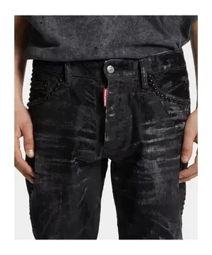 Dsquared2 Embellished Kiss Jeans