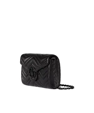 Gucci Chain Linked Gg Marmont Wallet