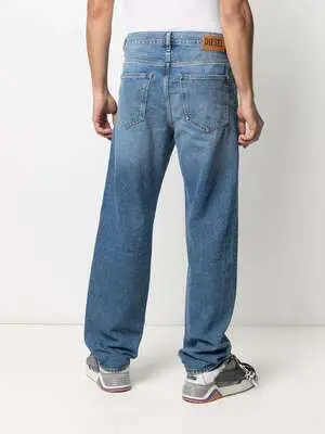 DIESEL® Light Wash Wide-leg Jeans - Blue