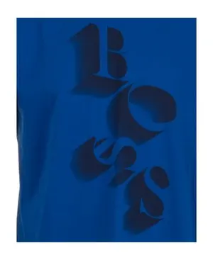 Hugo Boss Round Collar Logo T-shirt - Blue