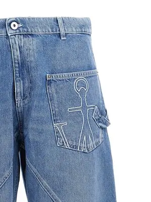 J.W.ANDERSON Logo Patch Twisted Jeans