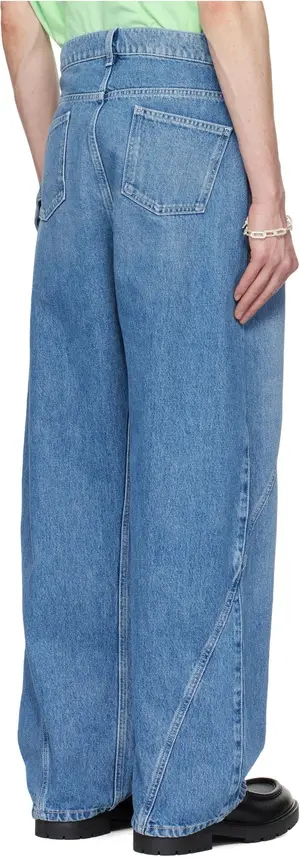 J.W.ANDERSON Logo Patch Twisted Jeans
