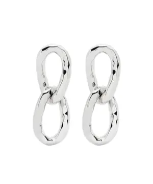 JIL SANDER Chain-link Earrings - Silver