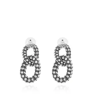 Isabel Marant Étoile Oval Link Earrings - Silver