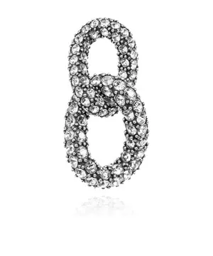 Isabel Marant Étoile Oval Link Earrings - Silver