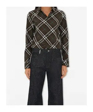Burberry Long Sleeve Checked Shirt