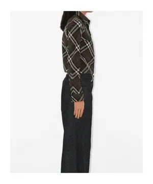 Burberry Long Sleeve Checked Shirt