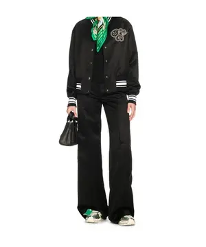 Off-White Toybox Satin Cargo Pants - Black