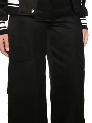 Off-White Toybox Satin Cargo Pants - Black