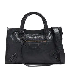 Balenciaga Le City Top Handle Bag - Black
