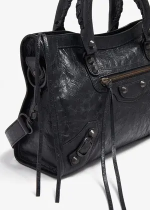 Balenciaga Le City Top Handle Bag - Black