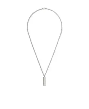 Gucci Diagonal Interlocking G Necklace - Gray