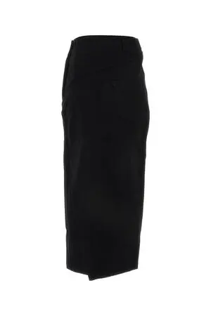 Loewe Deconstructed Denim Midi Skirt