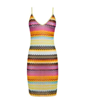 Missoni Chevron-pattern Beach Dress - Multicolor