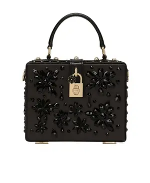 Dolce & Gabbana Embellished Box Bag - Black