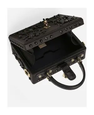 Dolce & Gabbana Embellished Box Bag - Black