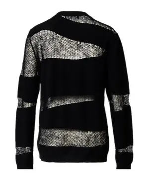 Fabiana Filippi Long-sleeved Sweater With Ribbed Details