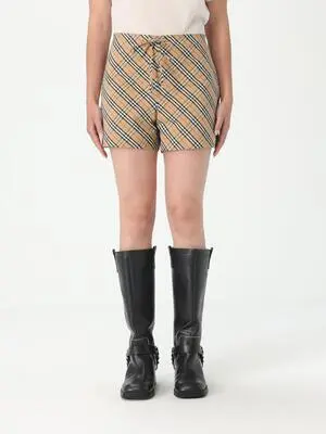 Burberry Check Printed Drawstring Shorts