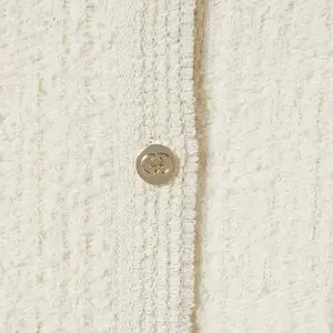 Gucci Bouclé Knit Cardigan - Ivory