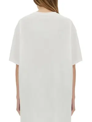 VIVIENNE WESTWOOD Orb Logo Print Crewneck T-shirt - White
