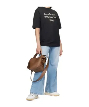 Acne Studios Relaxed Fit High-rise Wide-leg Jeans - Light Blue