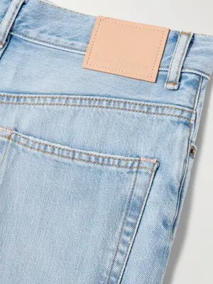 Acne Studios Relaxed Fit High-rise Wide-leg Jeans - Light Blue