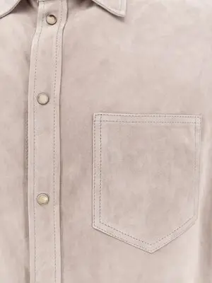 Brunello Cucinelli Snapped Straight Hem Shirt