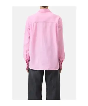 Closed Long-sleeved Shirt With Chest Pocket