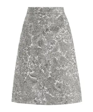 Dolce & Gabbana Floral Jacquard Midi Skirt