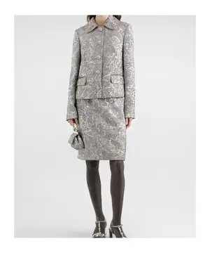 Dolce & Gabbana Floral Jacquard Midi Skirt